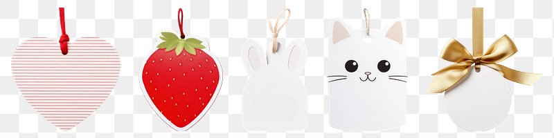 PNG Red gift tag, transparent | Premium PNG - rawpixel