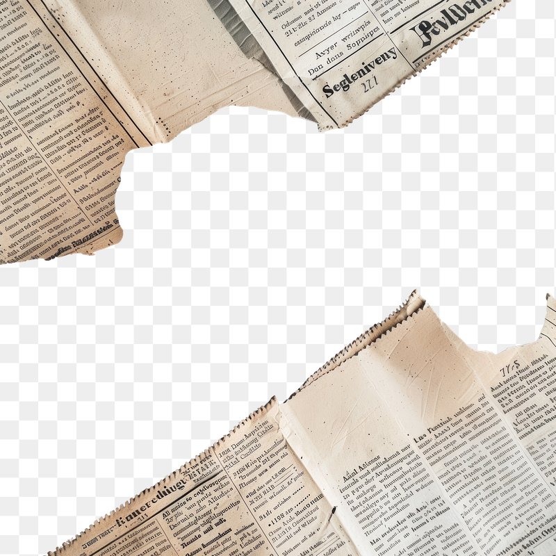 Ripped Newspaper PNG Transparent Images | Free Photos, PNG Stickers ...