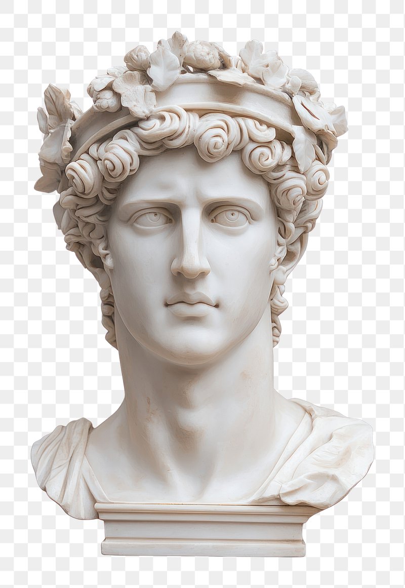 Roman Statue Face God