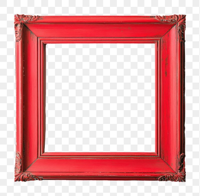 Red Frame PNG Images | Free Photos, PNG Stickers, Wallpapers ...
