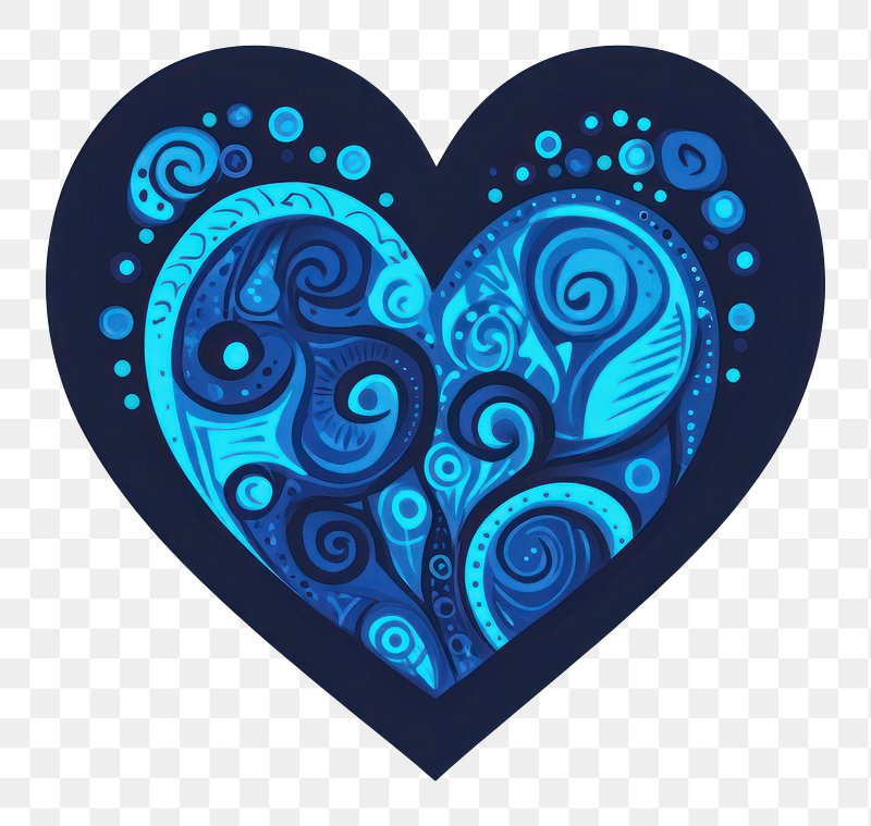 Blue Heart PNG Images | Free Photos, PNG Stickers, Wallpapers ...