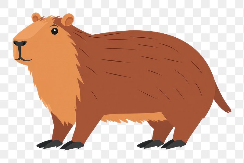 Capybara Transparent Background Images | Free Photos, PNG Stickers ...