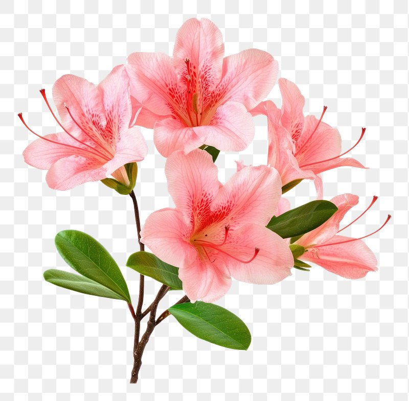 PNG Real Azalea flowers blossoms | Free PNG - rawpixel