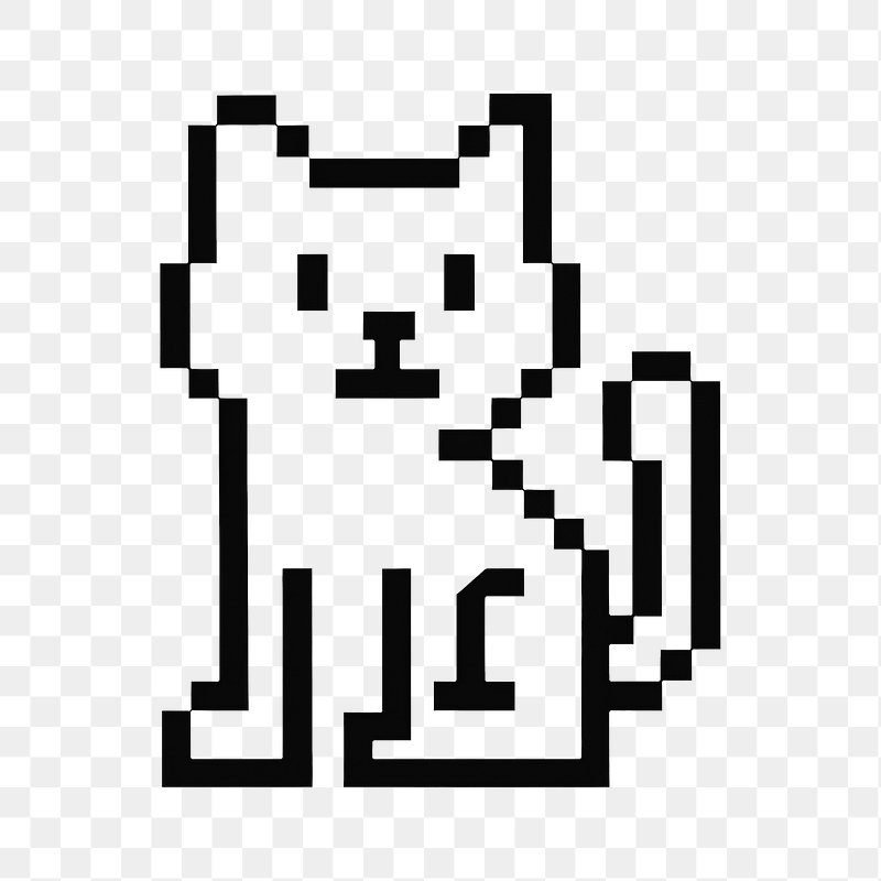 Pixelated Cat Images | Free Photos, PNG Stickers, Wallpapers ...