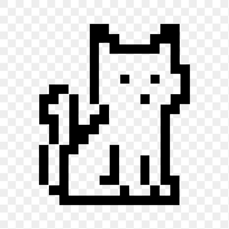 Pixelated Cat Images | Free Photos, PNG Stickers, Wallpapers ...