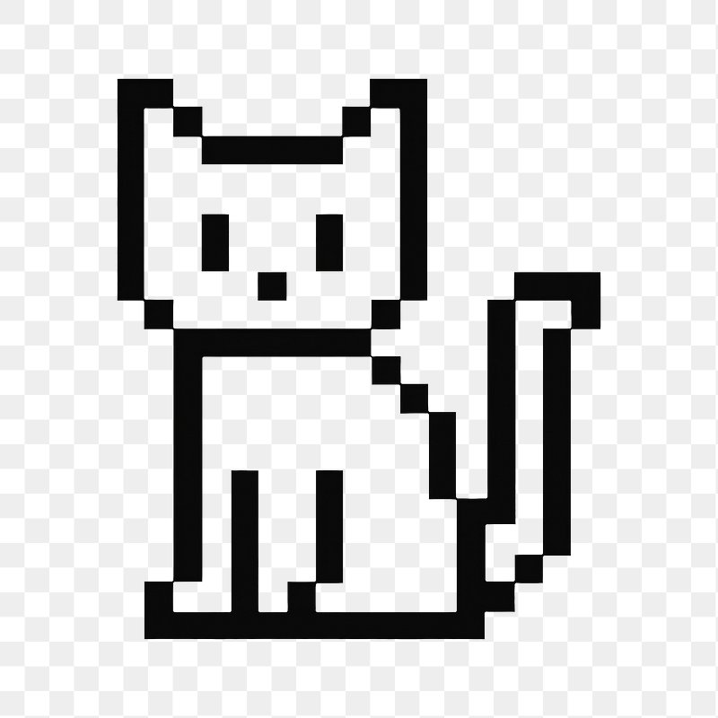 Pixelated Cat Images | Free Photos, PNG Stickers, Wallpapers ...
