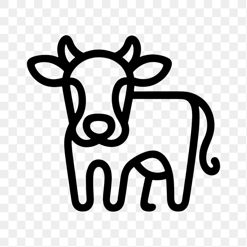 Outline+cow+drawing Background Images | Free Photos, PNG Stickers ...