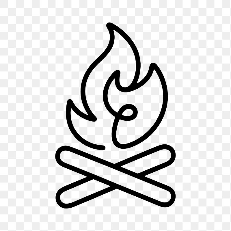 Fire Drawing Design Black Images | Free Photos, PNG Stickers ...