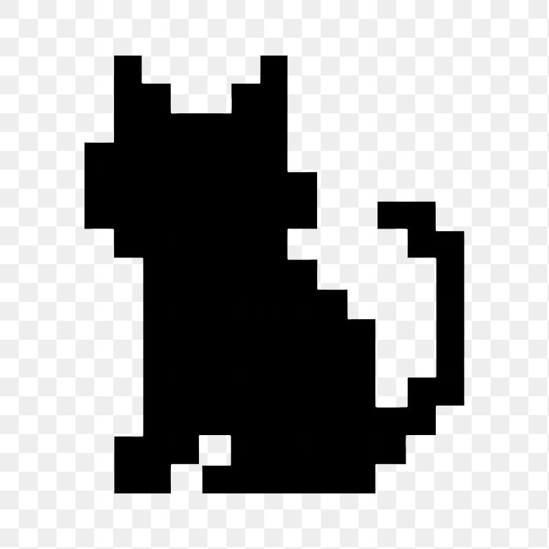 Pixelated Cat Images | Free Photos, PNG Stickers, Wallpapers ...
