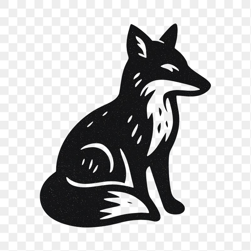 Woodcut Fox Black Images | Free Photos, PNG Stickers, Wallpapers ...