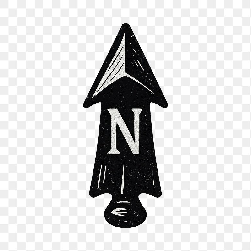 North Arrow Background Symbol PNG Design Images | Free Photos, PNG ...