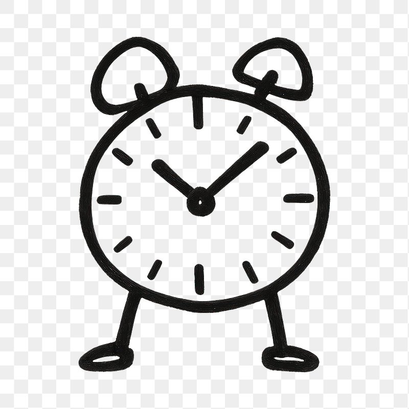 Hand Drawn Clock Transparent Images | Free Photos, PNG Stickers ...