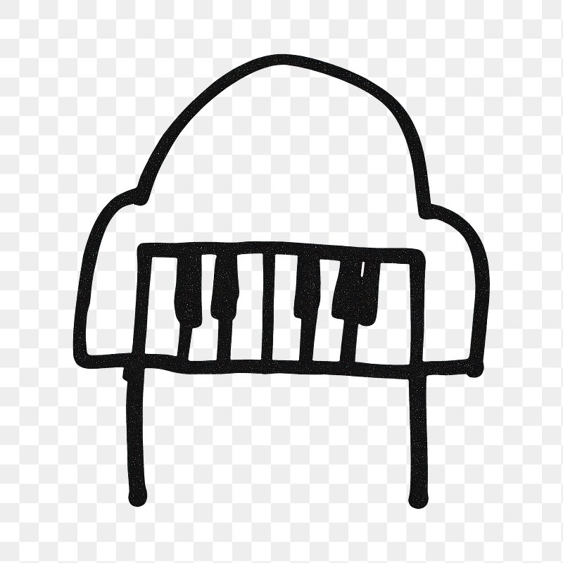 Music Instruments Black And White PNG Drawing Images | Free Photos, PNG ...