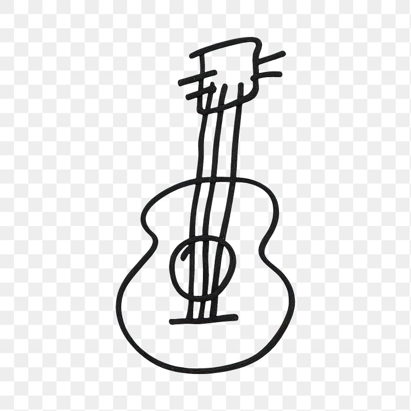 Music Instruments Black And White PNG Images | Free Photos, PNG ...