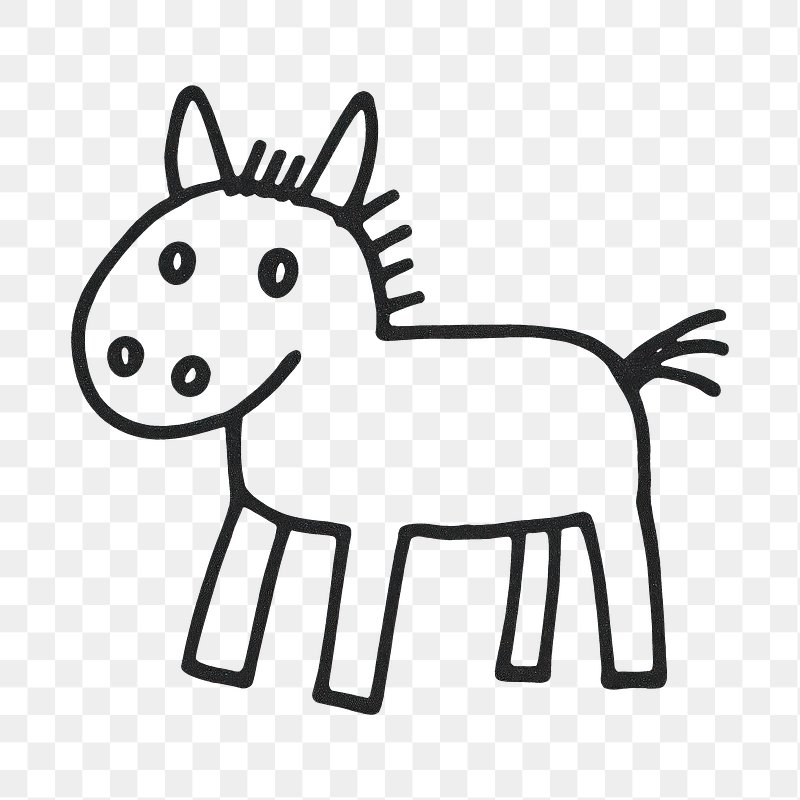 Donkey Draw Art Cartoon Images | Free Photos, PNG Stickers, Wallpapers ...