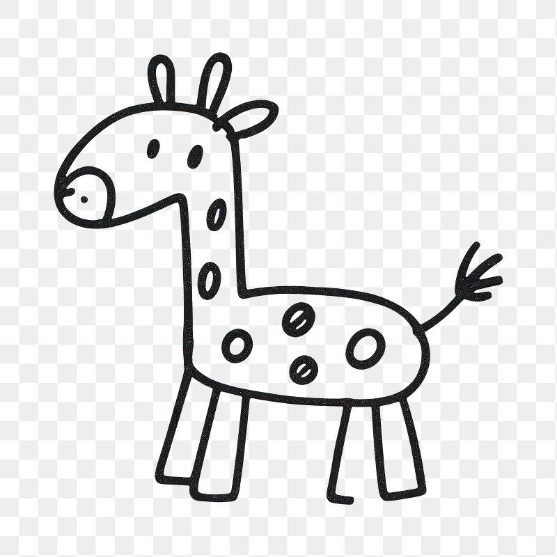Giraffe Sketch Drawing Isolated Images | Free Photos, PNG Stickers ...
