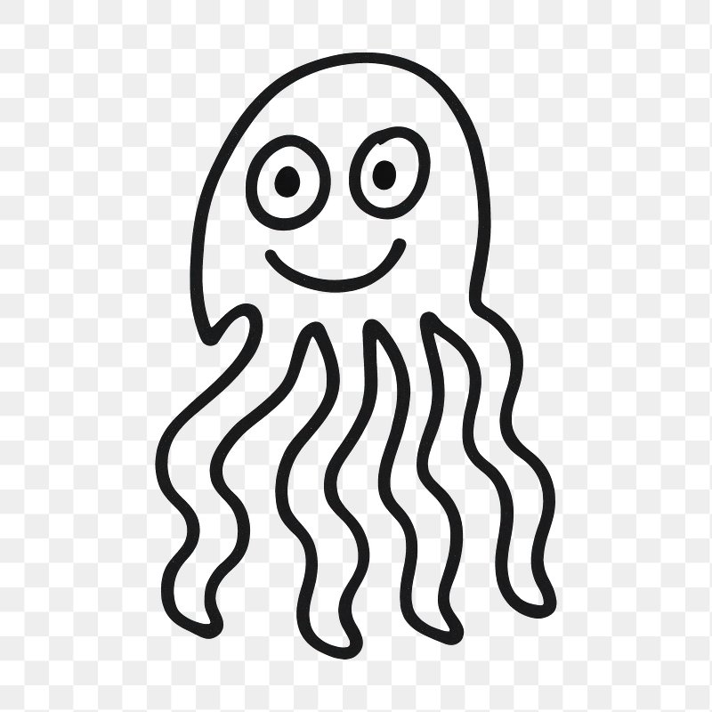 Cartoon+of+happy+octopuses. Background PNG Images | Free Photos, PNG ...