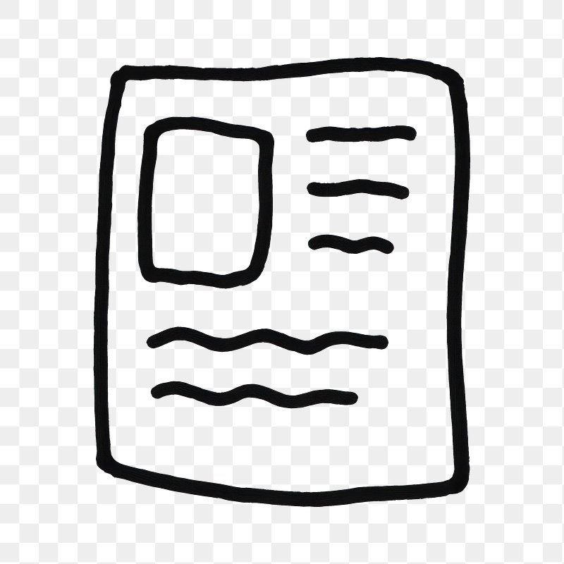 Drawing+of+newspaper Black Art Paper Images | Free Photos, PNG Stickers ...