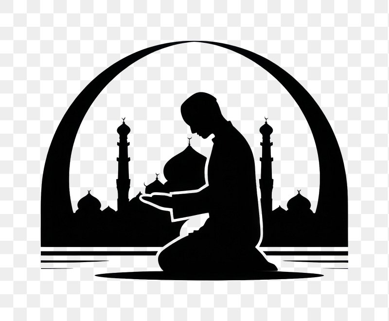 Pray+man PNG Black Images | Free Photos, PNG Stickers, Wallpapers ...