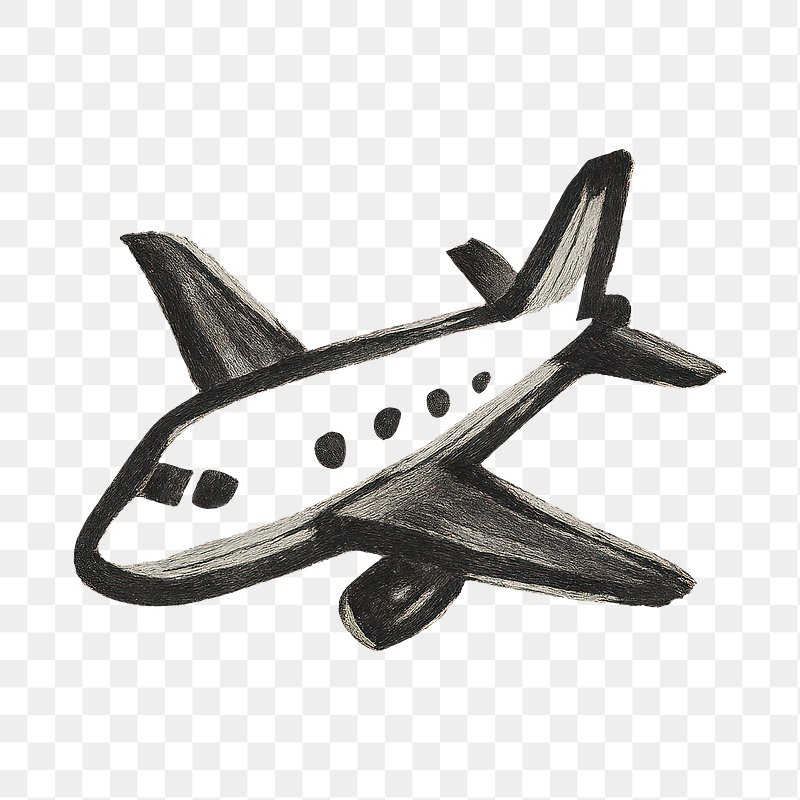 Plane Drawing Shadow Black Images | Free Photos, PNG Stickers ...