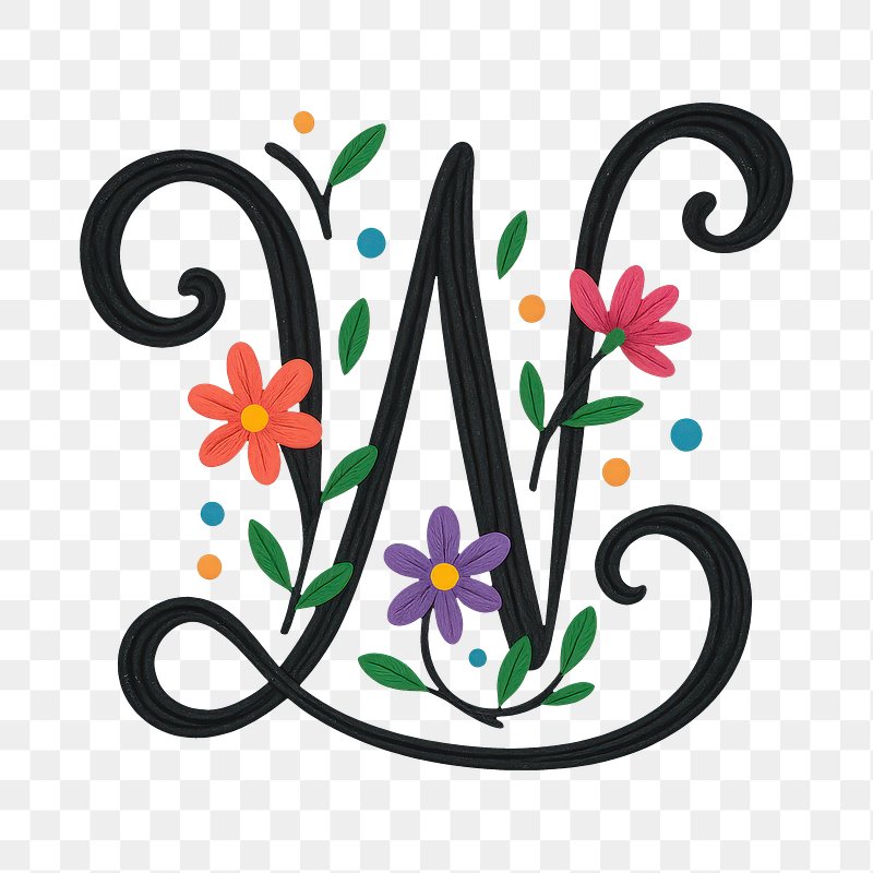 Flower Monogram Design Images | Free Photos, PNG Stickers, Wallpapers ...