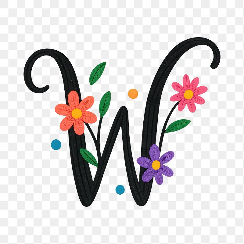 W+flower Alphabet Images | Free Photos, PNG Stickers, Wallpapers ...