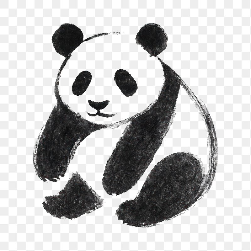 Panda+black Art Texture Images | Free Photos, PNG Stickers, Wallpapers ...