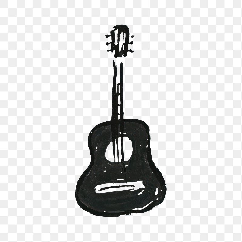 Music Instruments Black And White Design Transparent Images | Free ...