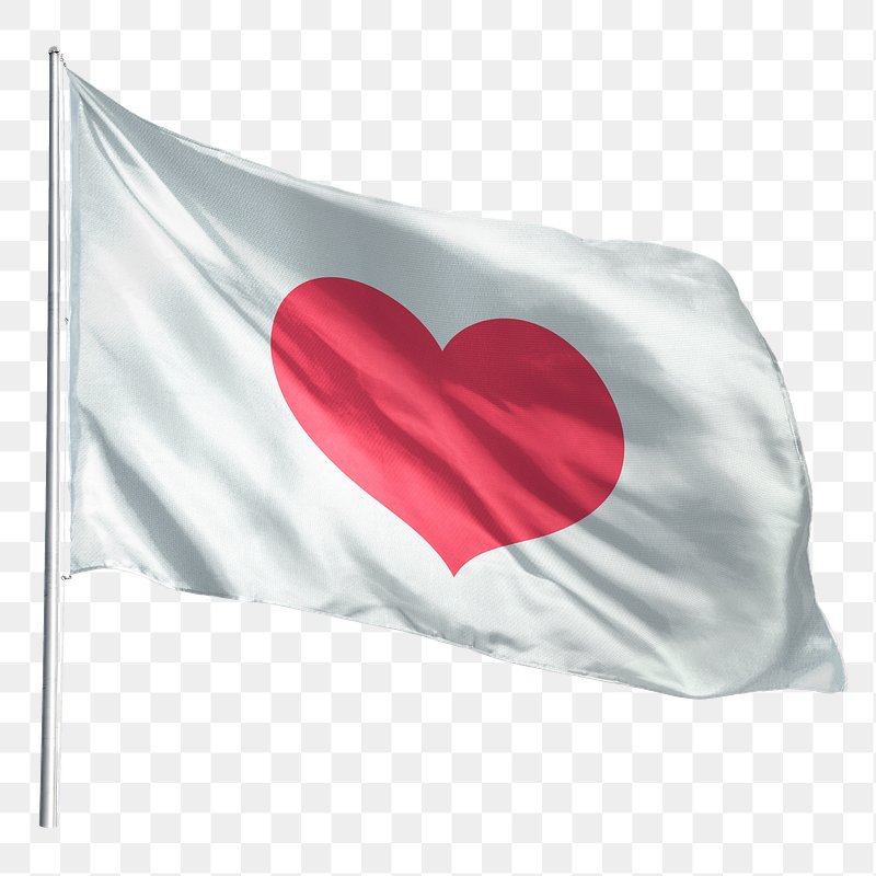 Heart png flag sticker, transparent | Premium PNG - rawpixel