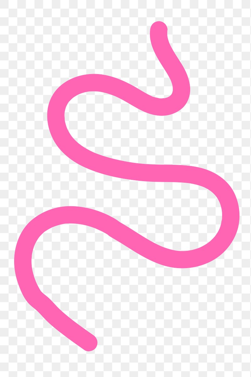 Pink squiggle png abstract shape | Premium PNG - rawpixel