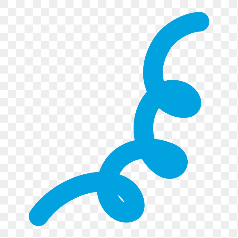 Squiggle blue png abstract shape | Premium PNG - rawpixel