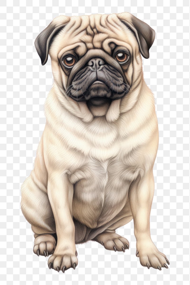 PNG Mammal animal pug dog. | Free PNG - rawpixel