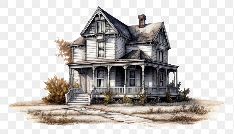 PNG Old house drawing architecture | Free PNG - rawpixel