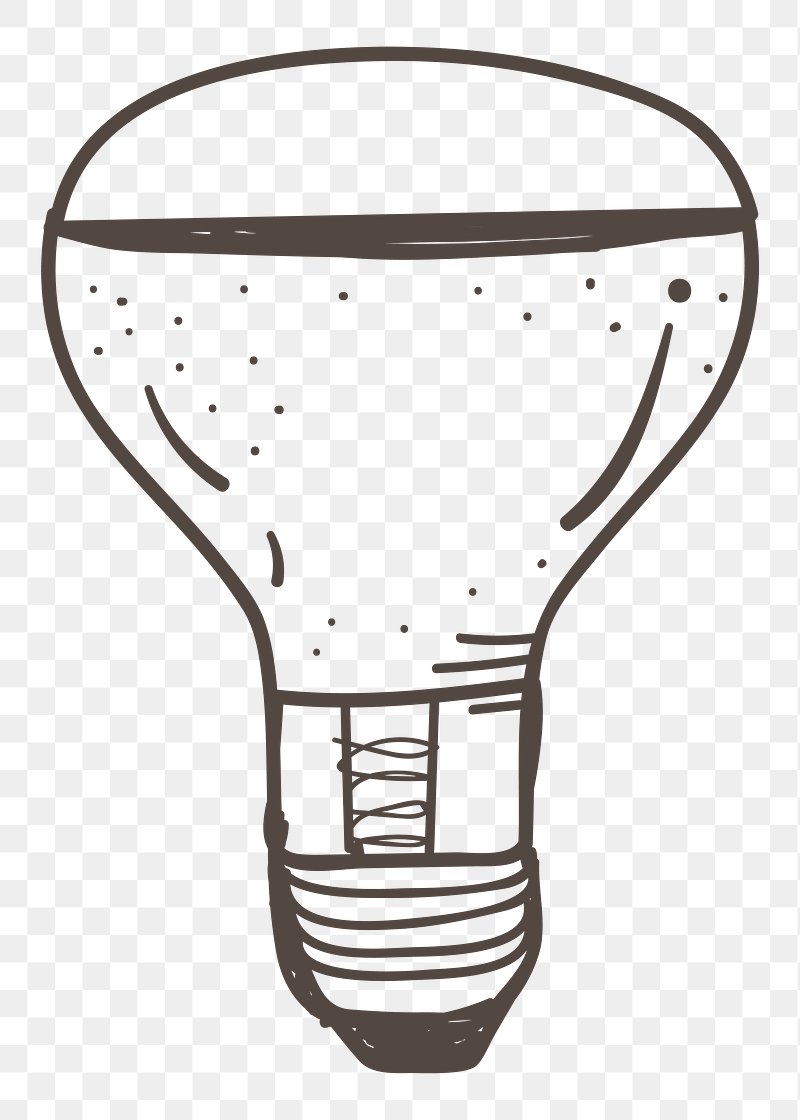 Light Bulb Doodle PNG Images | Free Photos, PNG Stickers, Wallpapers ...