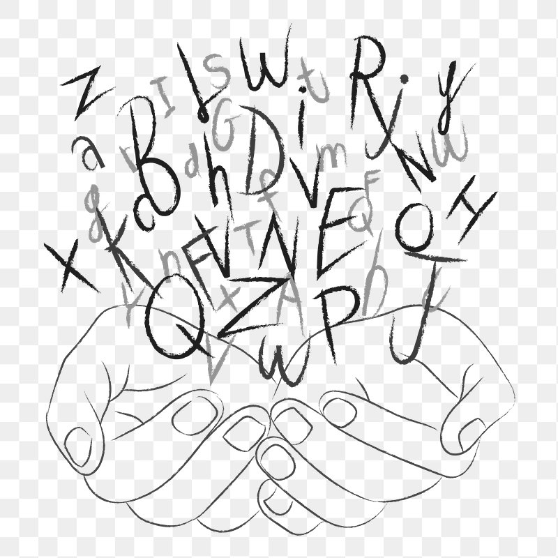 Black Letter Design PNG Images | Free Photos, PNG Stickers, Wallpapers ...