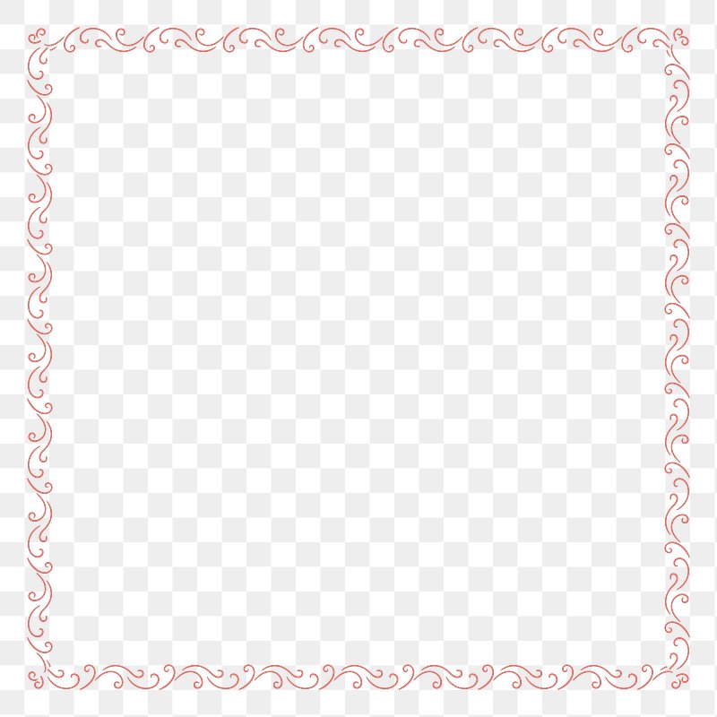 Red Swirl Borders