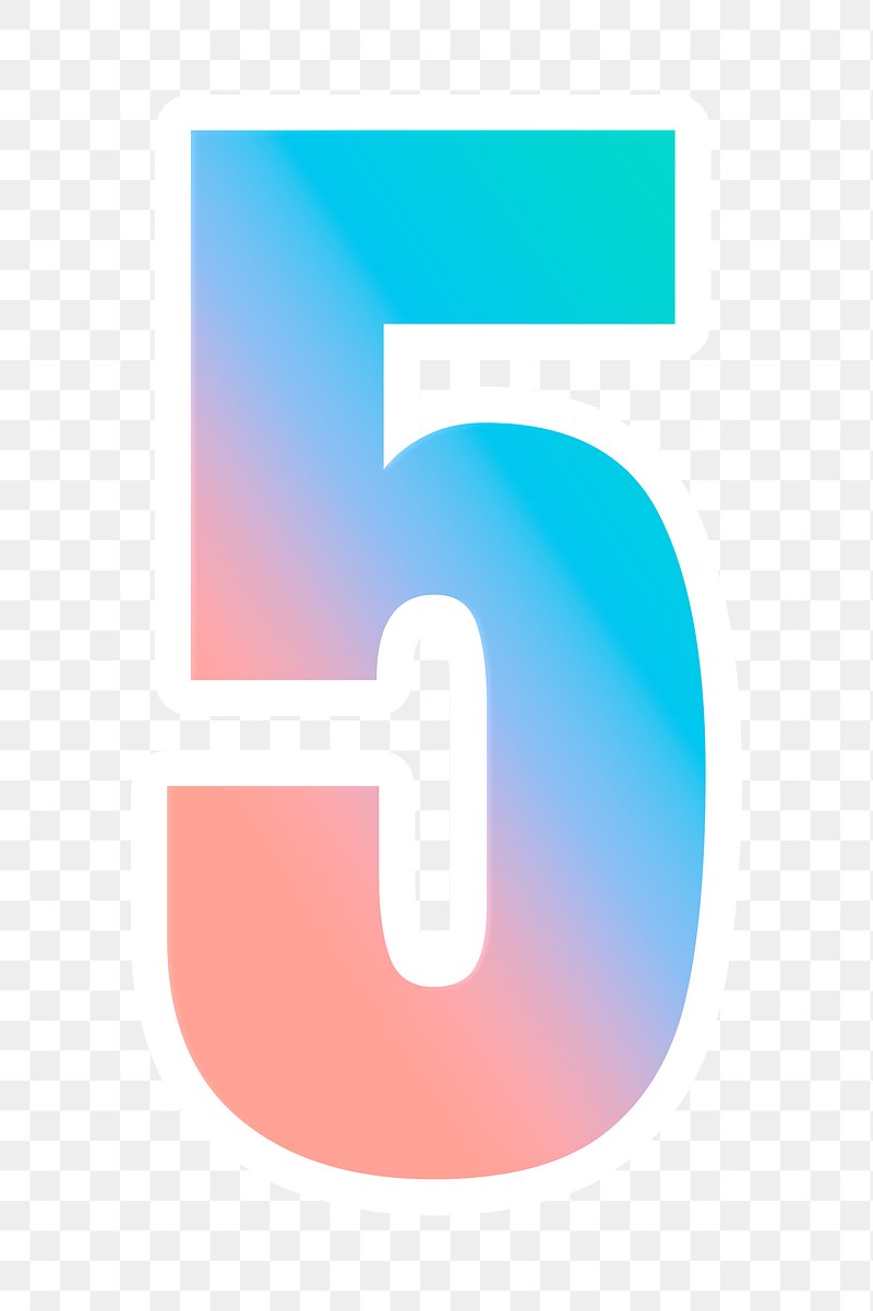 PNG Number 5 Cut Out Images | Free Photos, PNG Stickers, Wallpapers ...
