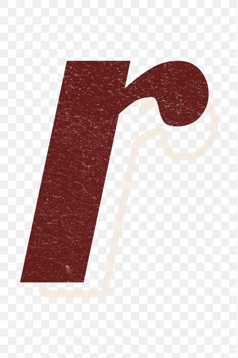 Lower Case Letter R Clipart