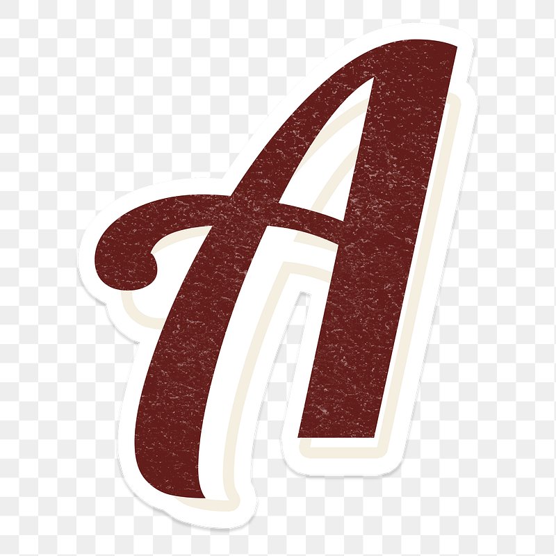 A Letter Cutout PNG Images | Free Photos, PNG Stickers, Wallpapers ...