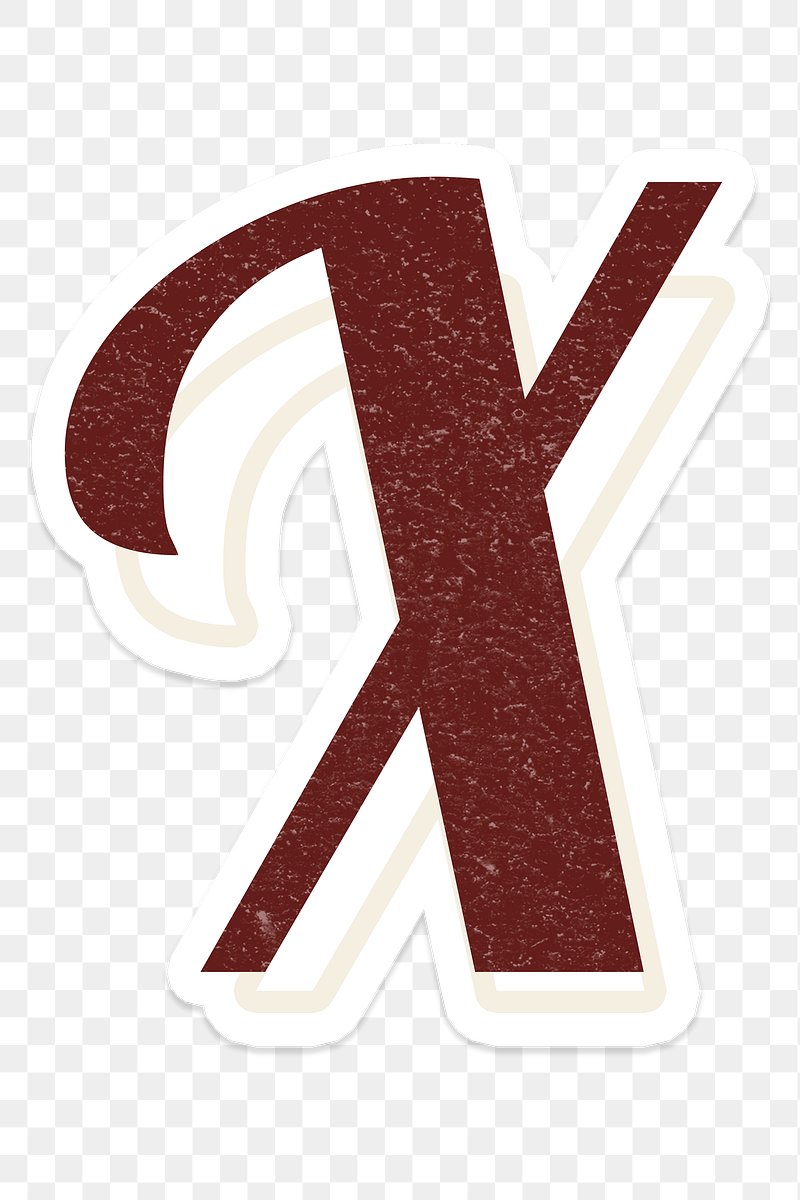 Capital Letter X Cursive PNG Images | Free Photos, PNG Stickers ...