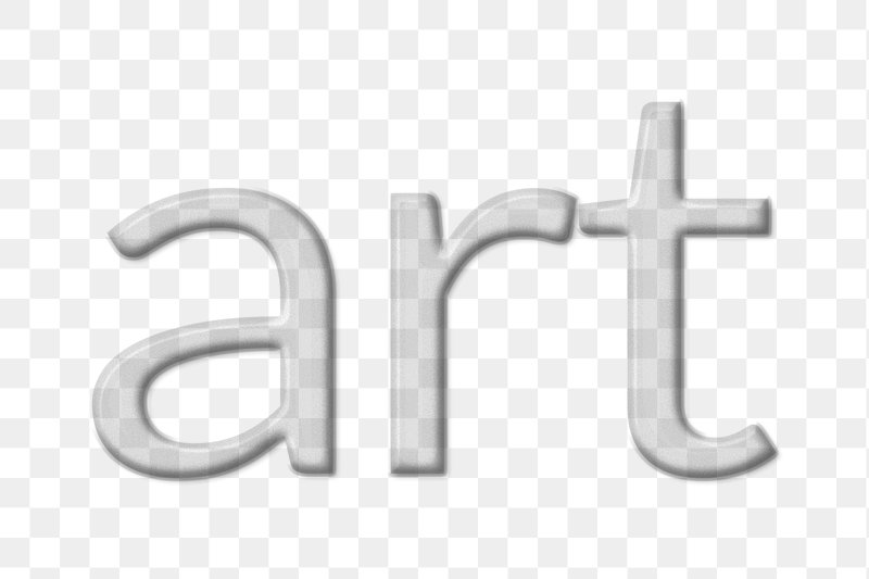 Art emboss text png typography | Free PNG Sticker - rawpixel