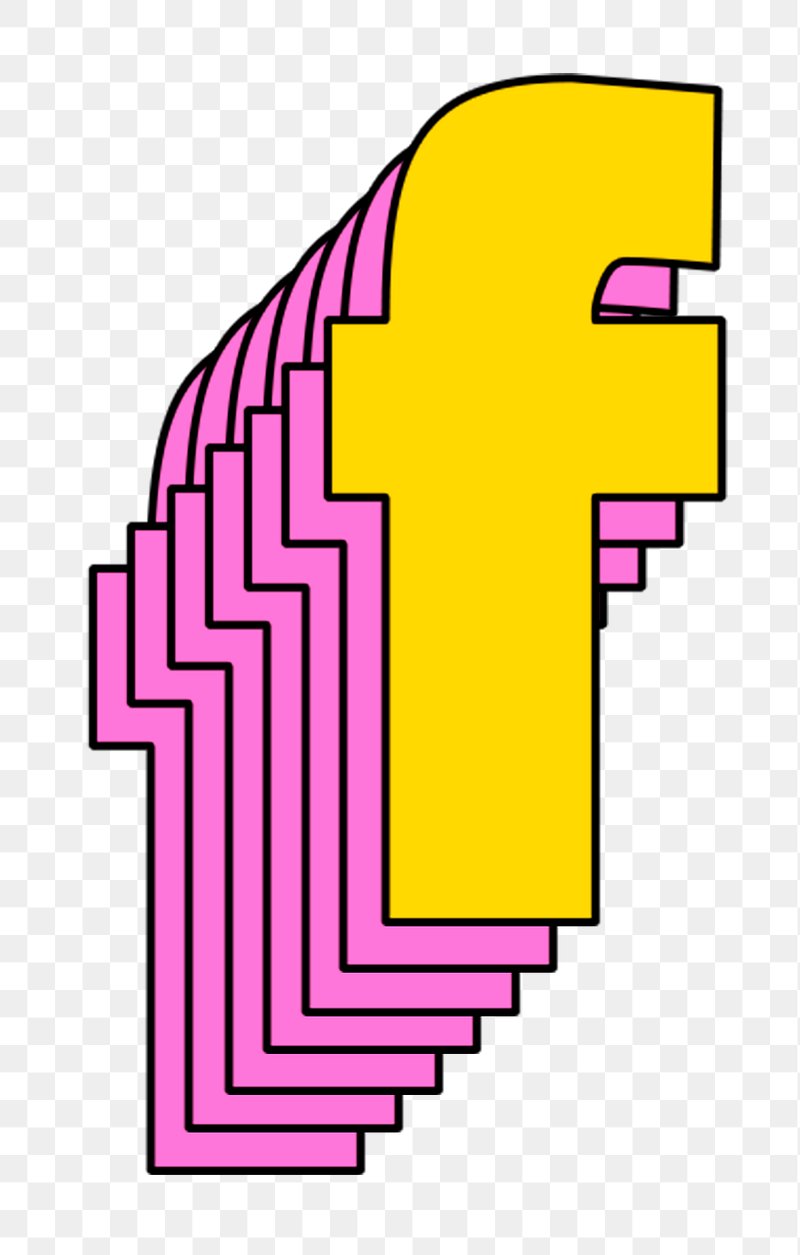 PNG Retro Letter F Bold Typography Font Images | Free Photos, PNG ...