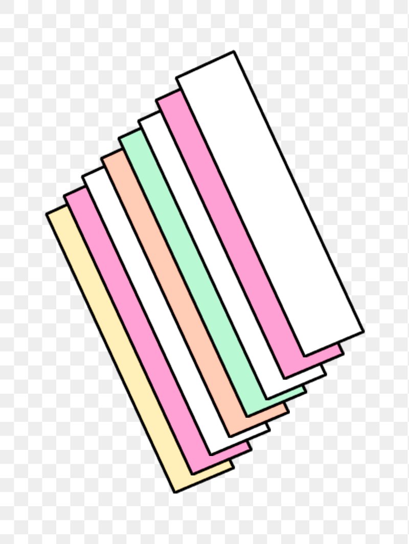 Layered back slash png pastel | Free PNG Sticker - rawpixel
