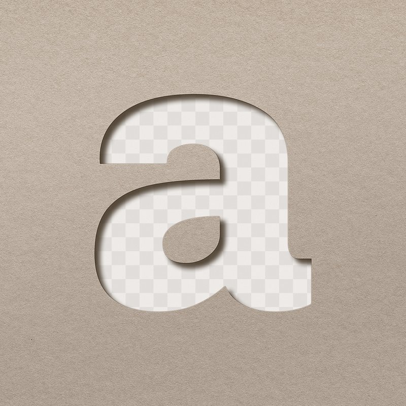 A Letter Cutout PNG Images | Free Photos, PNG Stickers, Wallpapers ...