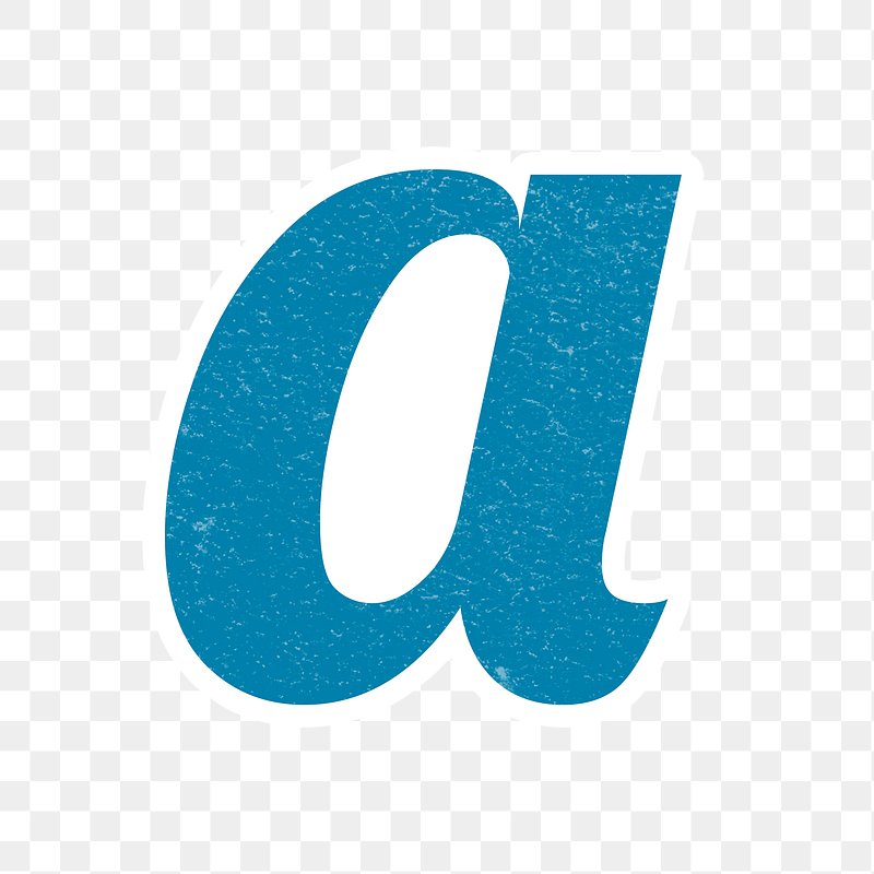 A Letter Cutout PNG Images | Free Photos, PNG Stickers, Wallpapers ...