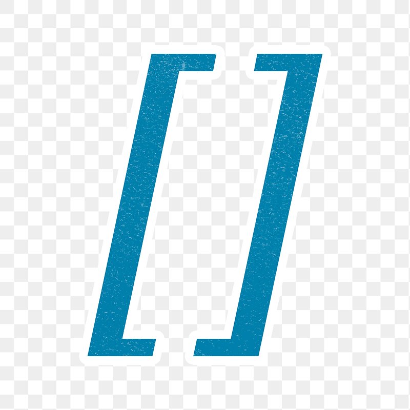[] Square brackets sign png | Free PNG Sticker - rawpixel