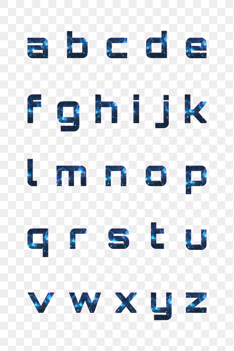 Png alphabet stellar typography transparent | Free PNG Sticker - rawpixel