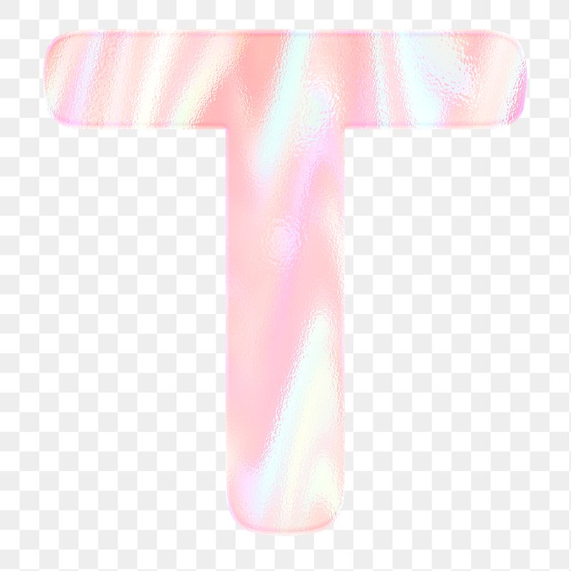 Pastel Holographic Letter T Images | Free Photos, PNG Stickers ...