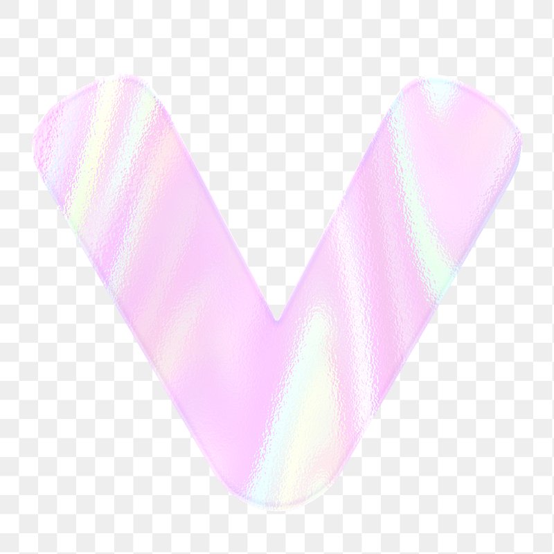 Letter V sticker png pink | Free PNG Sticker - rawpixel
