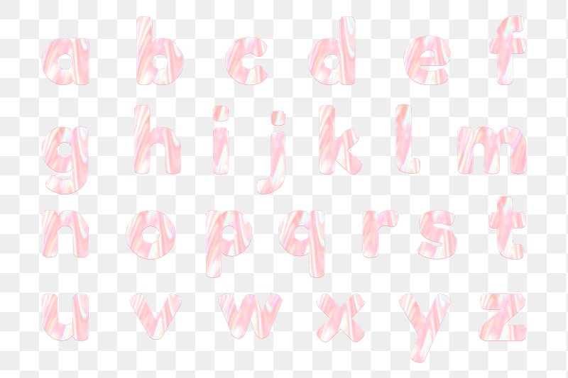 Aesthetic Alphabet PNG Images | Free Photos, PNG Stickers, Wallpapers ...